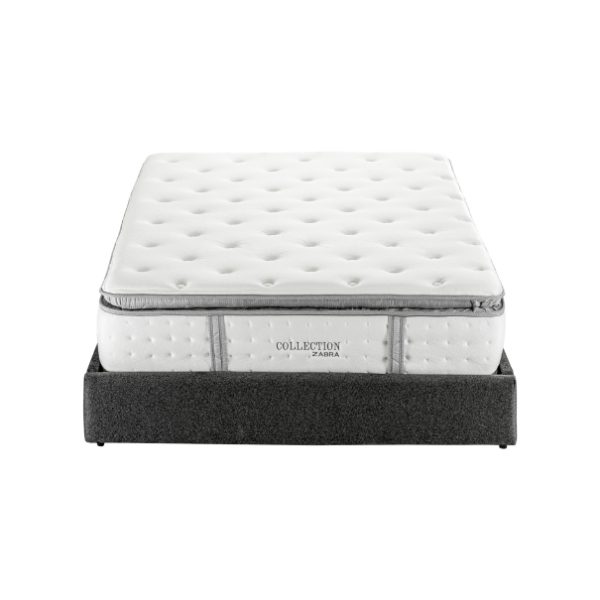 Colchón Collection + Cama Tapizada + Lencería - Zabra Colchones